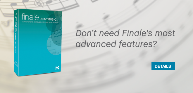Finale Music Software