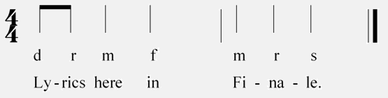 Creating Kodály Solfège Notation with Finale - Finale